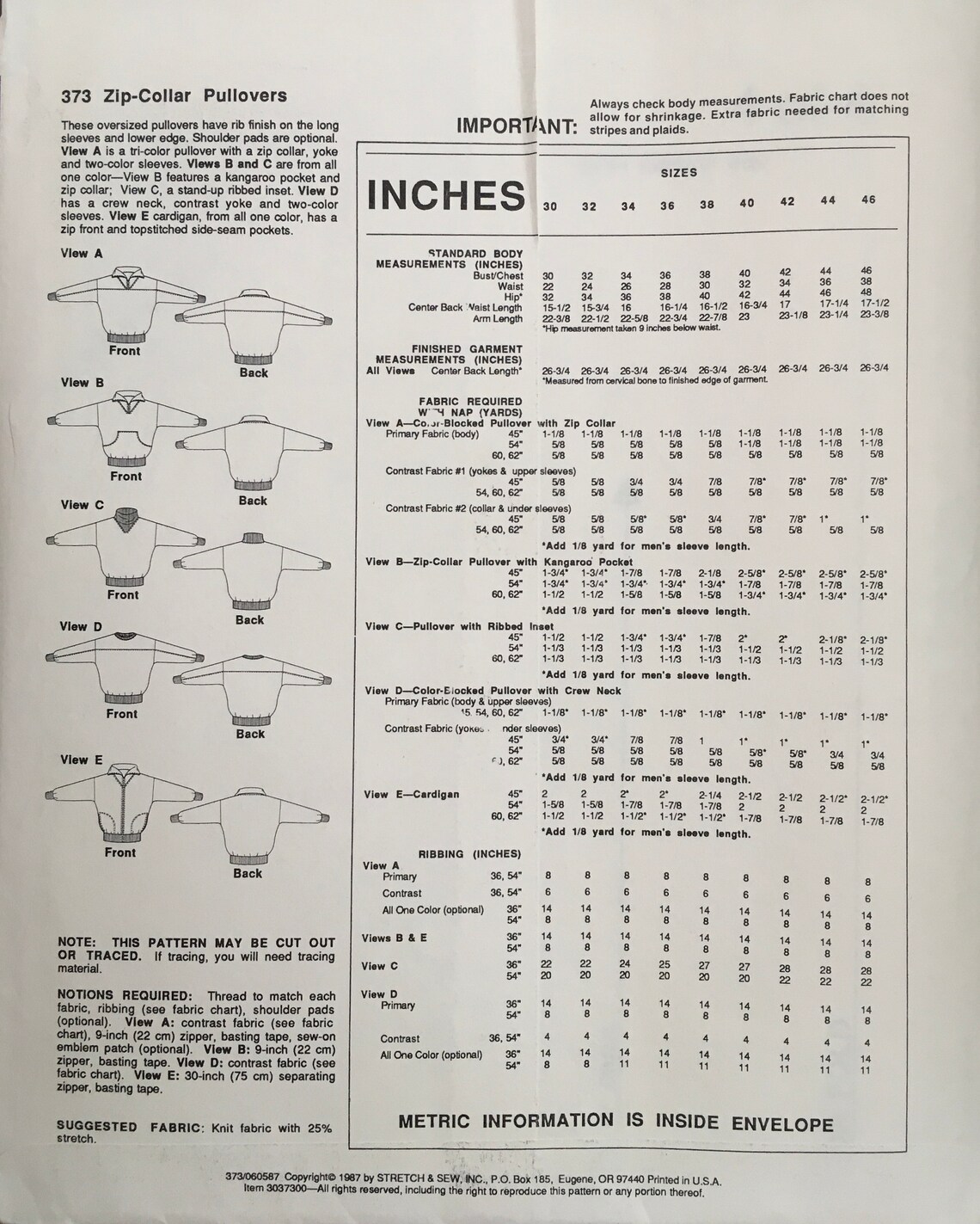 Stretch & Sew 373 Sewing Pattern vintage UNCUT - Etsy
