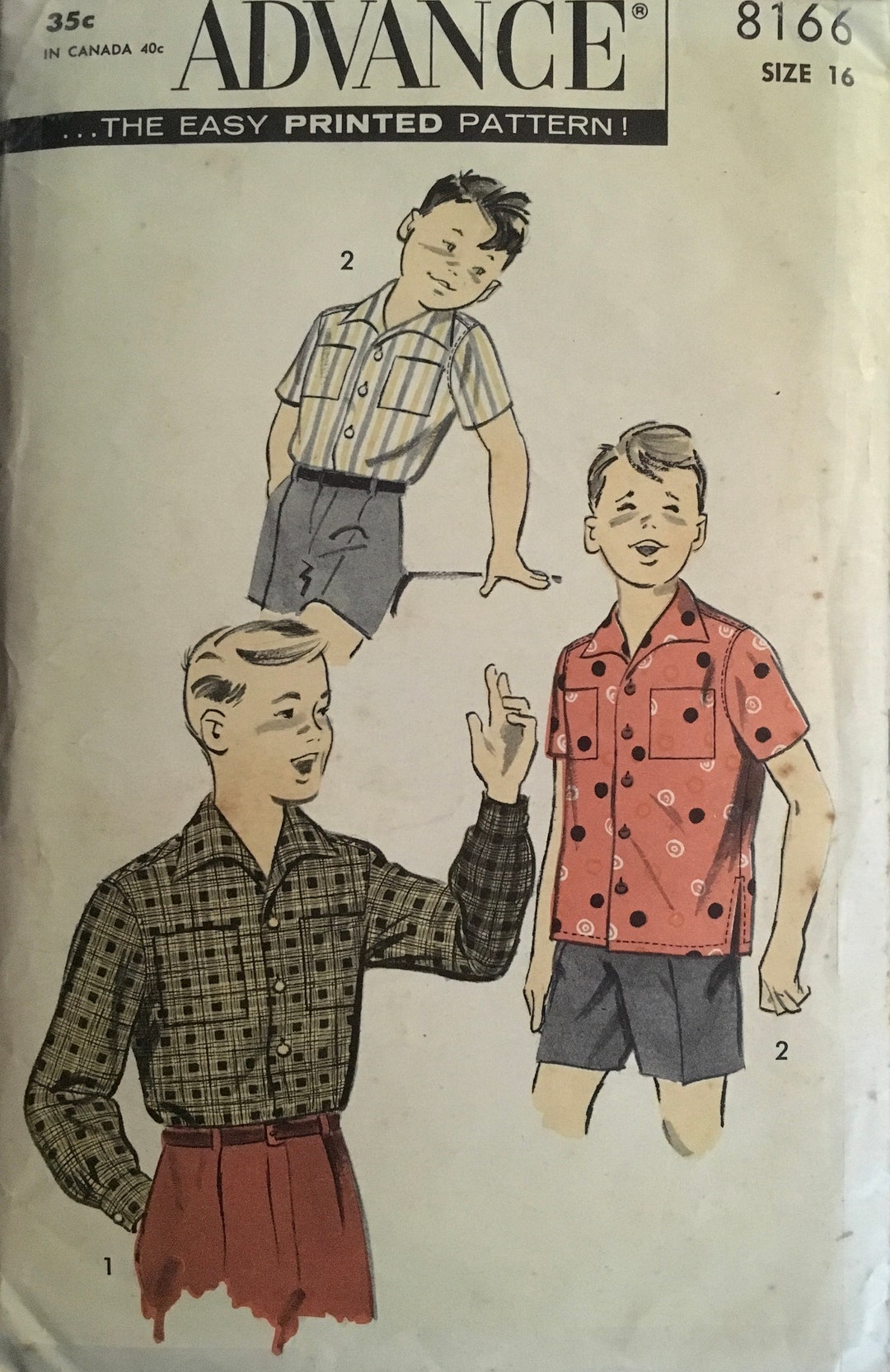 Advance 8166 Sewing Pattern vintage CUT - Etsy