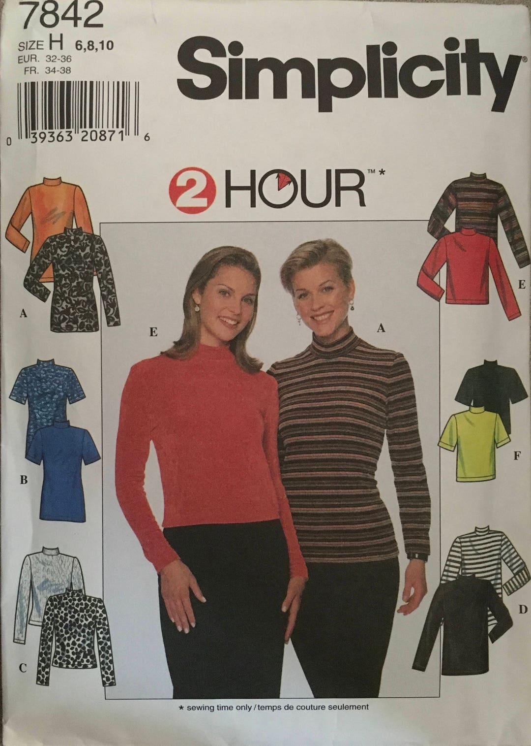 Simplicity 7842 Sewing Pattern vintage CUT - Etsy