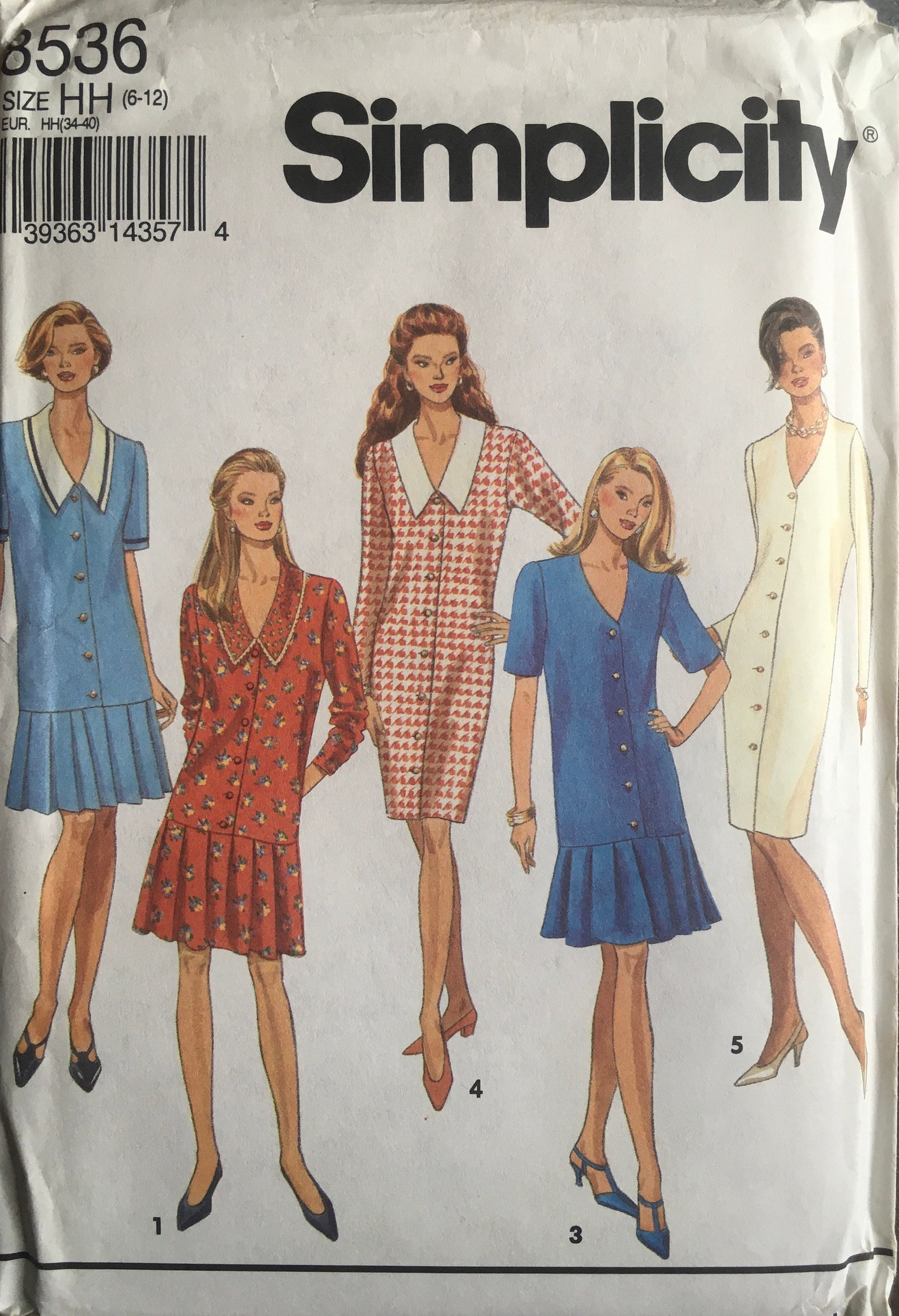 Simplicity 8536 Sewing Pattern vintage UNCUT - Etsy