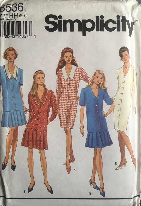 Simplicity 8536 Sewing Pattern vintage UNCUT | Etsy