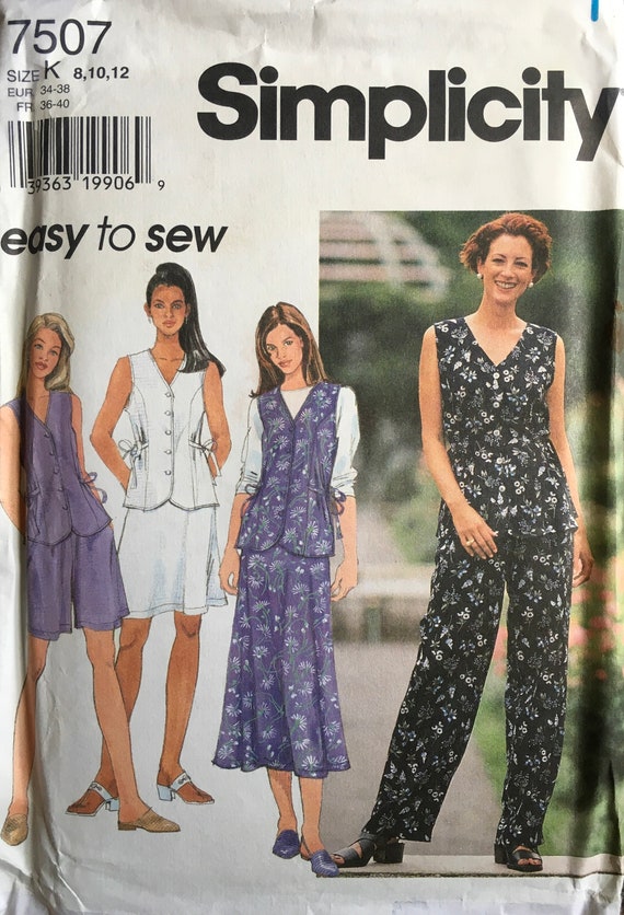 Simplicity 7507 Sewing Pattern vintage UNCUT | Etsy