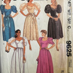 Mccall's 9625 Sewing Pattern vintage CUT - Etsy