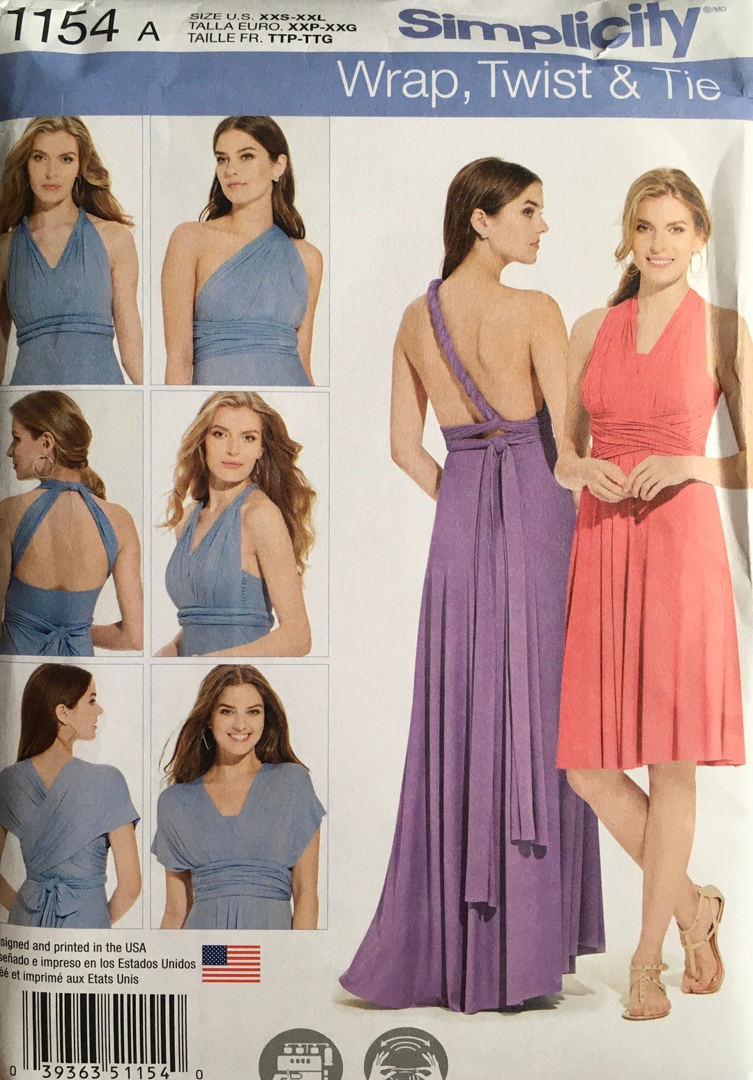 Simplicity 1154 Sewing Pattern UNCUT - Etsy