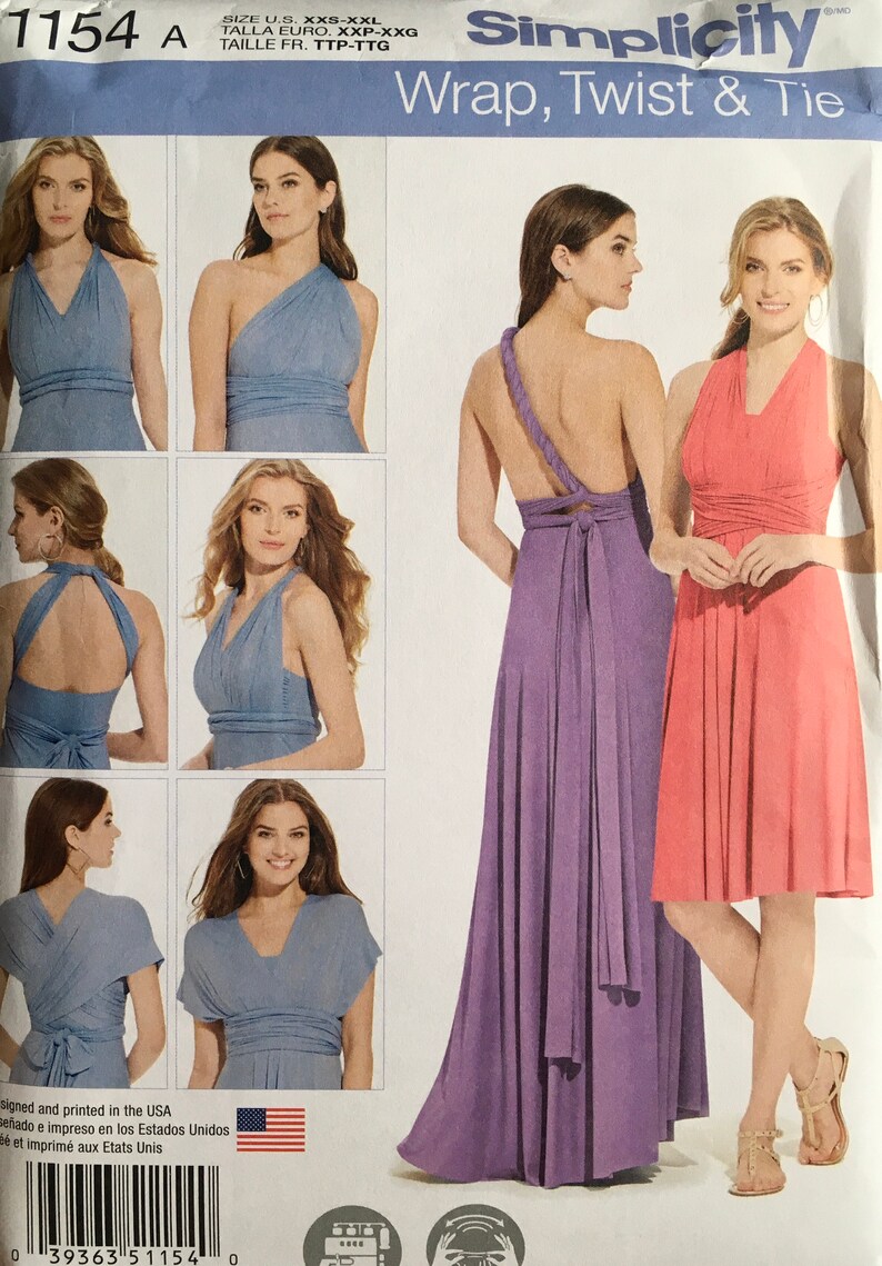 Simplicity 1154 Sewing Pattern UNCUT - Etsy