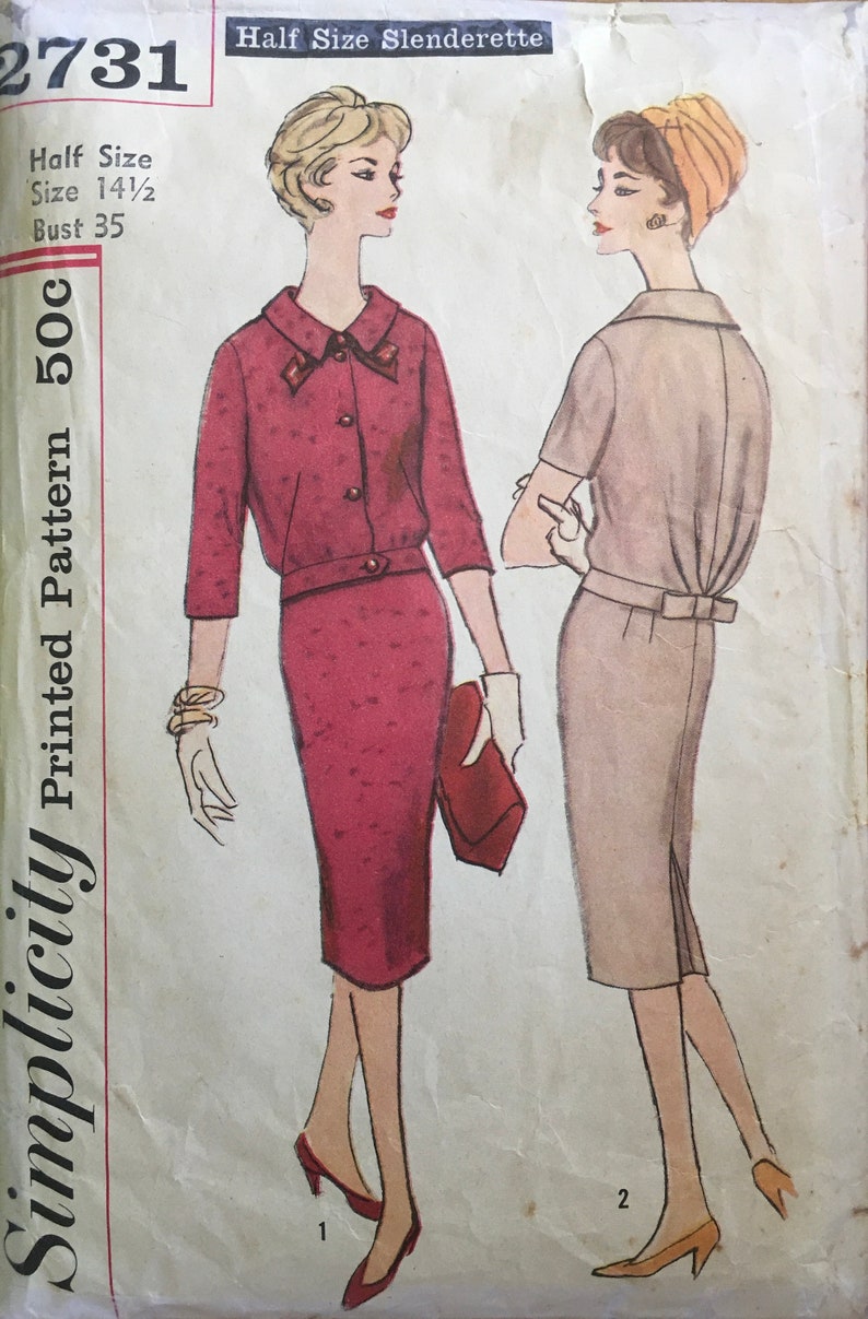 Simplicity 2731 Sewing Pattern vintage CUT - Etsy