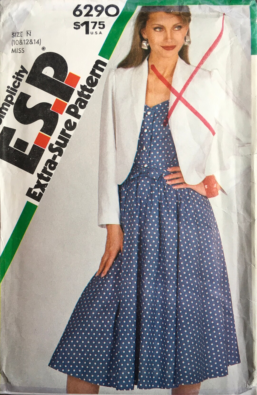 Simplicity 6290 Sewing Pattern vintage UNCUT - Etsy