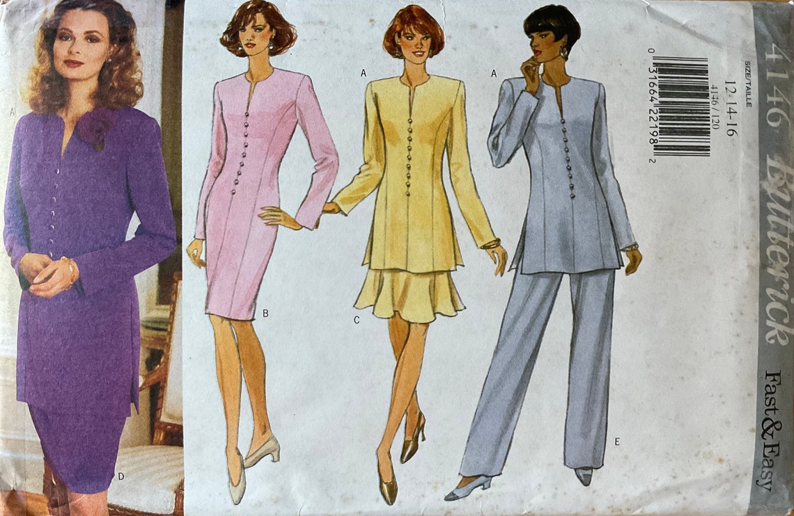 Butterick 4146 Sewing Pattern vintage UNCUT - Etsy