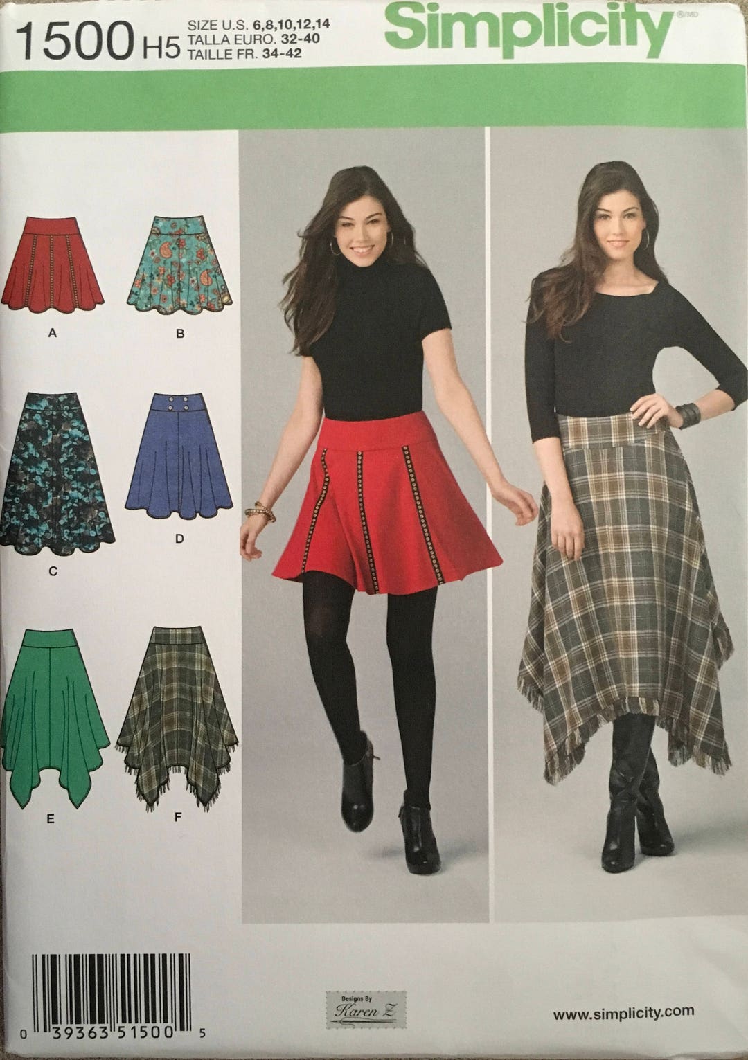 Simplicity 1500 Sewing Pattern UNCUT - Etsy