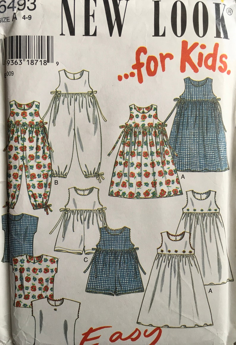 New Look 6493 Sewing Pattern vintage UNCUT - Etsy