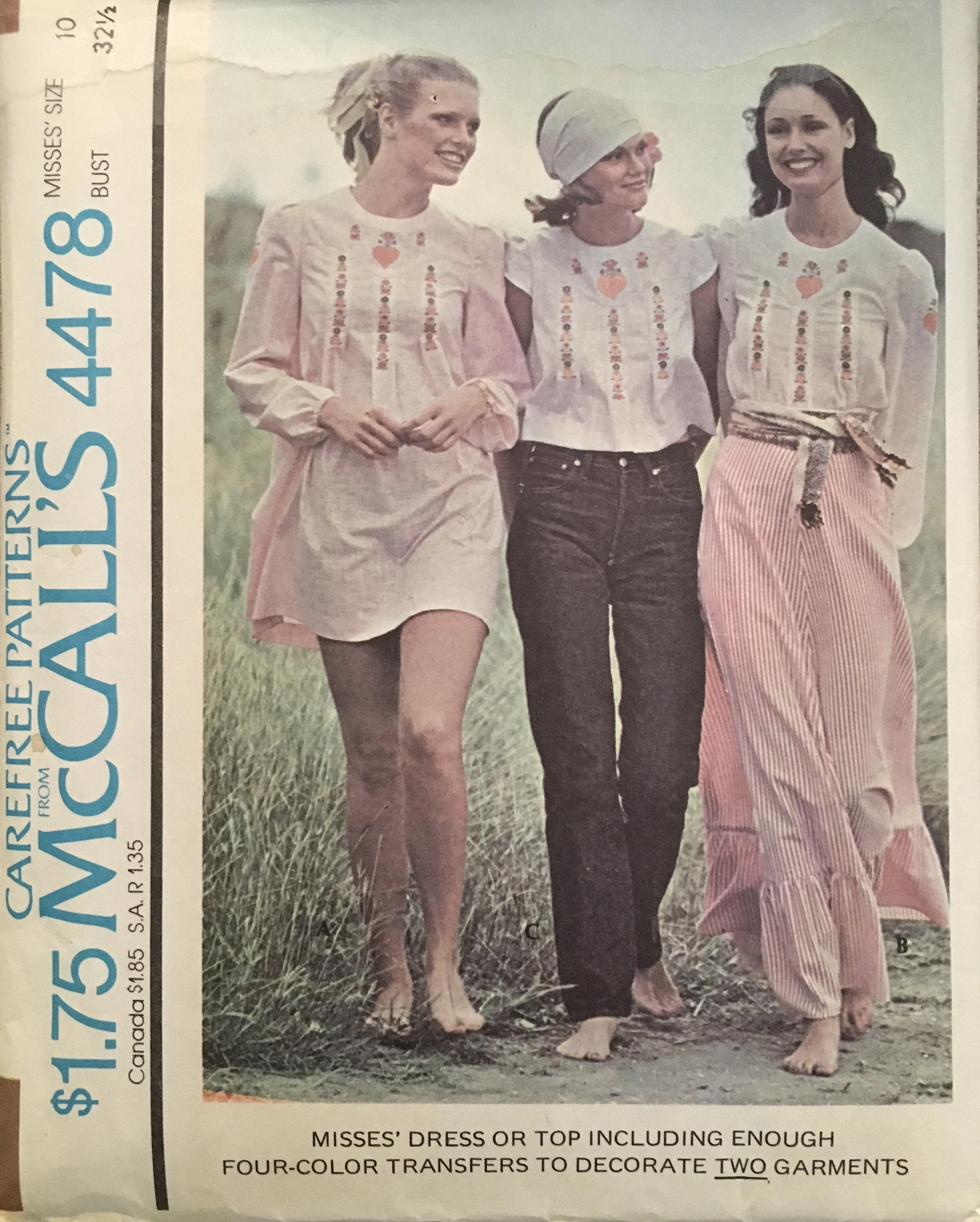Mccall's 4478 Sewing Pattern vintage CUT - Etsy