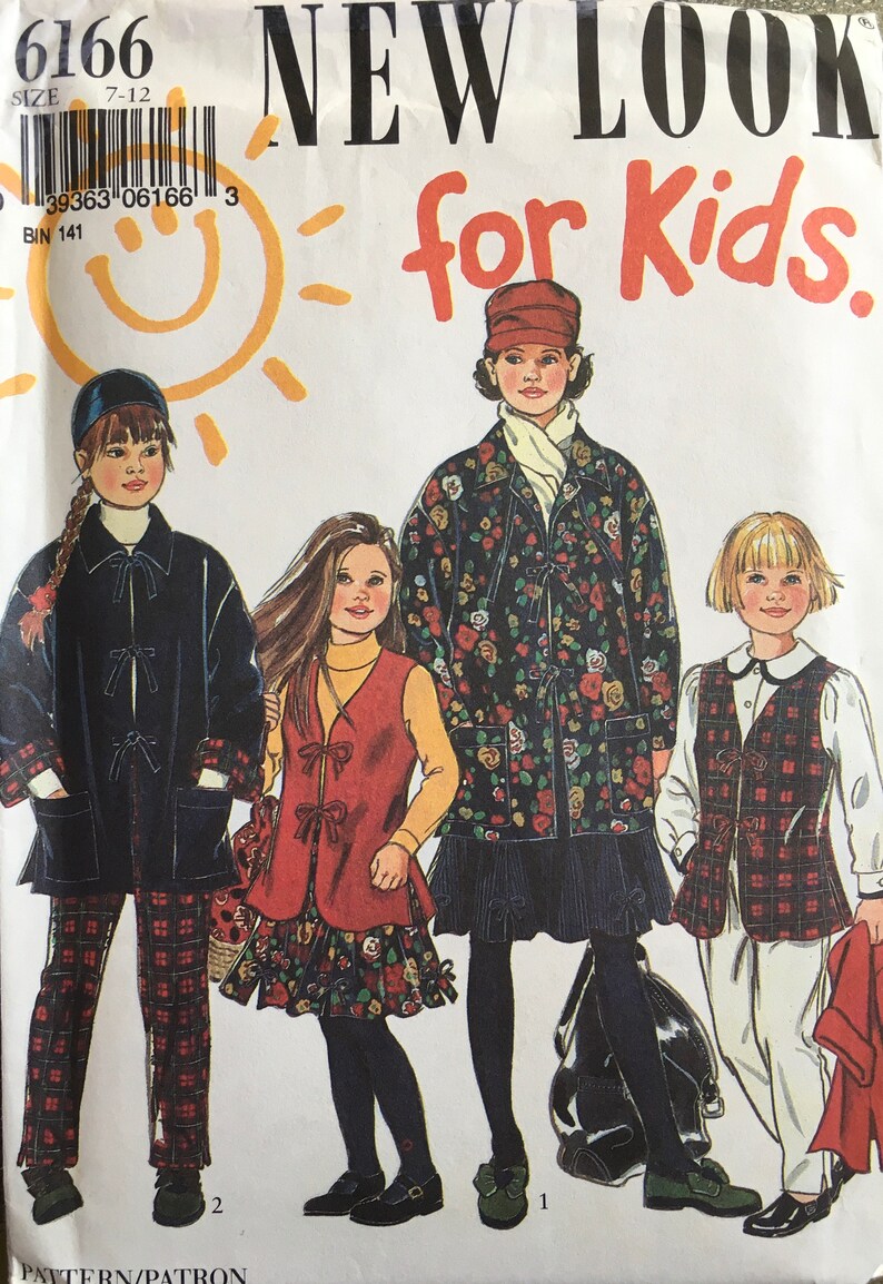 New Look 6166 Sewing Pattern vintage UNCUT - Etsy