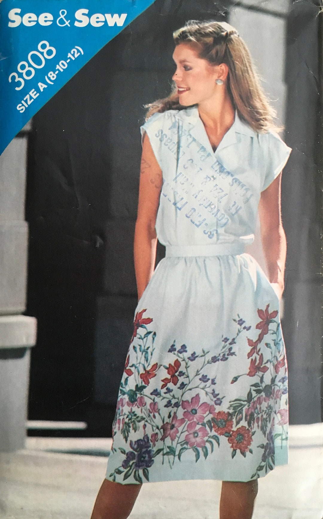 See & Sew 3808 Sewing Pattern vintage CUT - Etsy