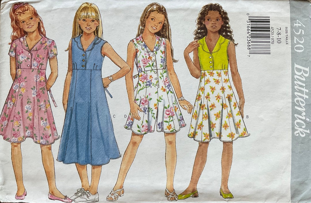 Butterick 4520 Sewing Pattern vintage UNCUT - Etsy