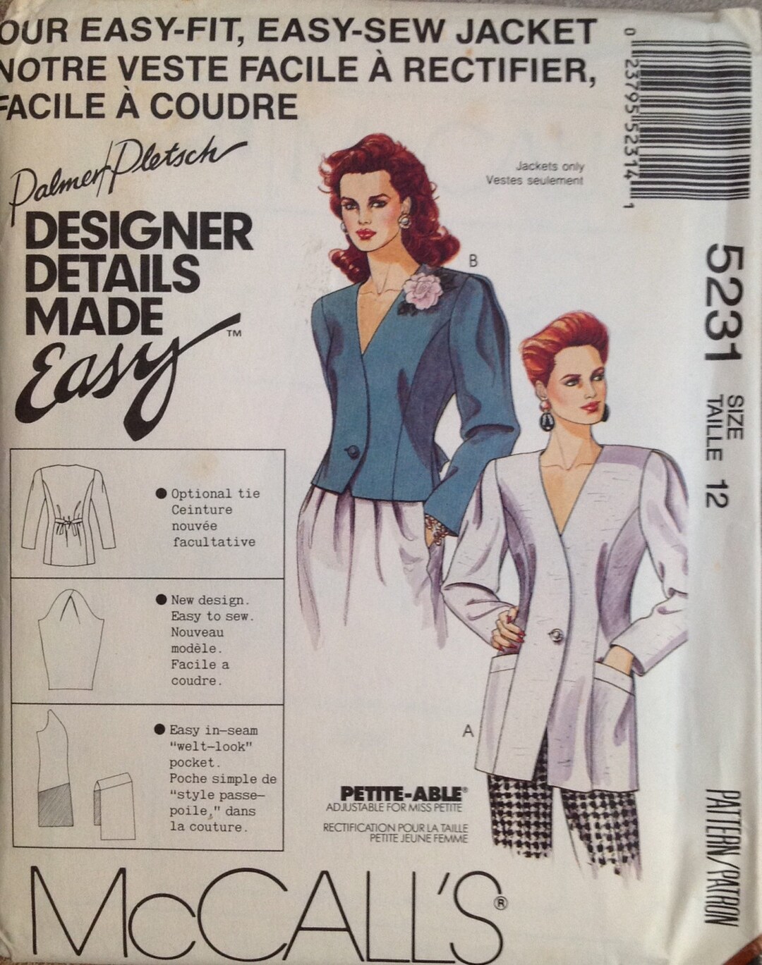 Mccall's 5231 Sewing Pattern vintage UNCUT - Etsy