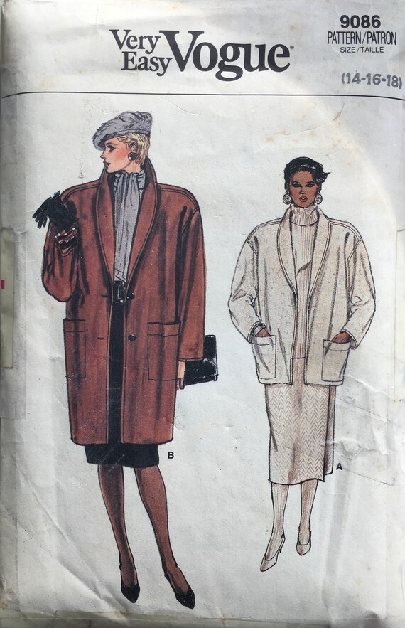 Vogue 9086 Sewing Pattern vintage CUT - Etsy