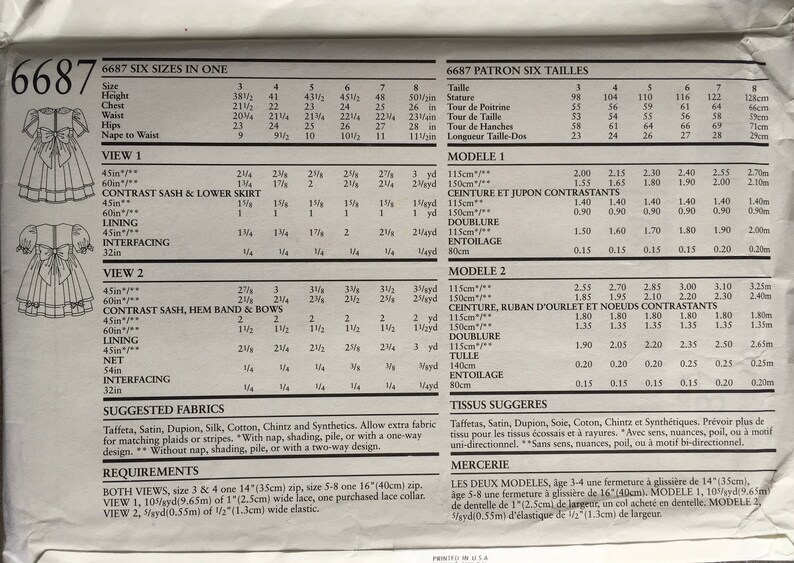 New Look 6687 Sewing Pattern vintage UNCUT - Etsy