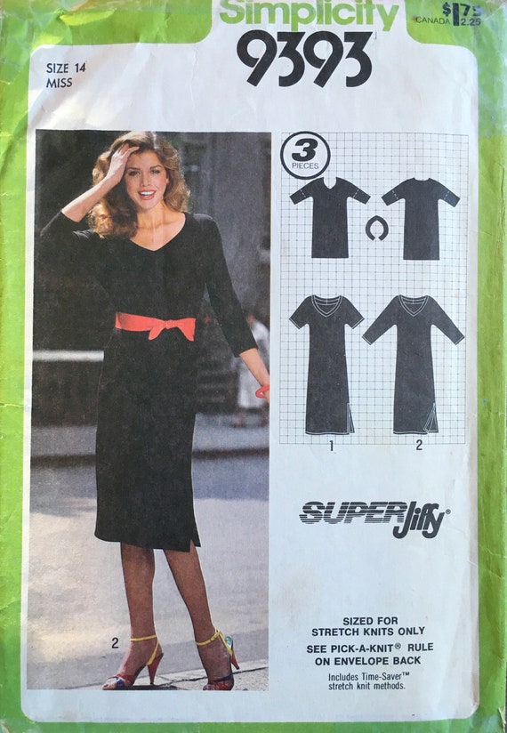 Simplicity 9393 Sewing Pattern vintage CUT | Etsy