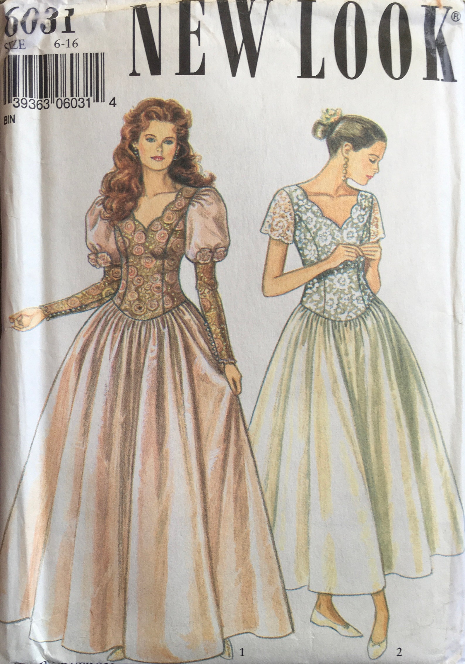 New Look 6031 Sewing Pattern vintage UNCUT - Etsy