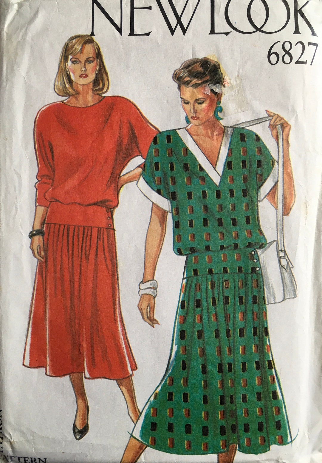 New Look 6827 Sewing Pattern vintage UNCUT - Etsy