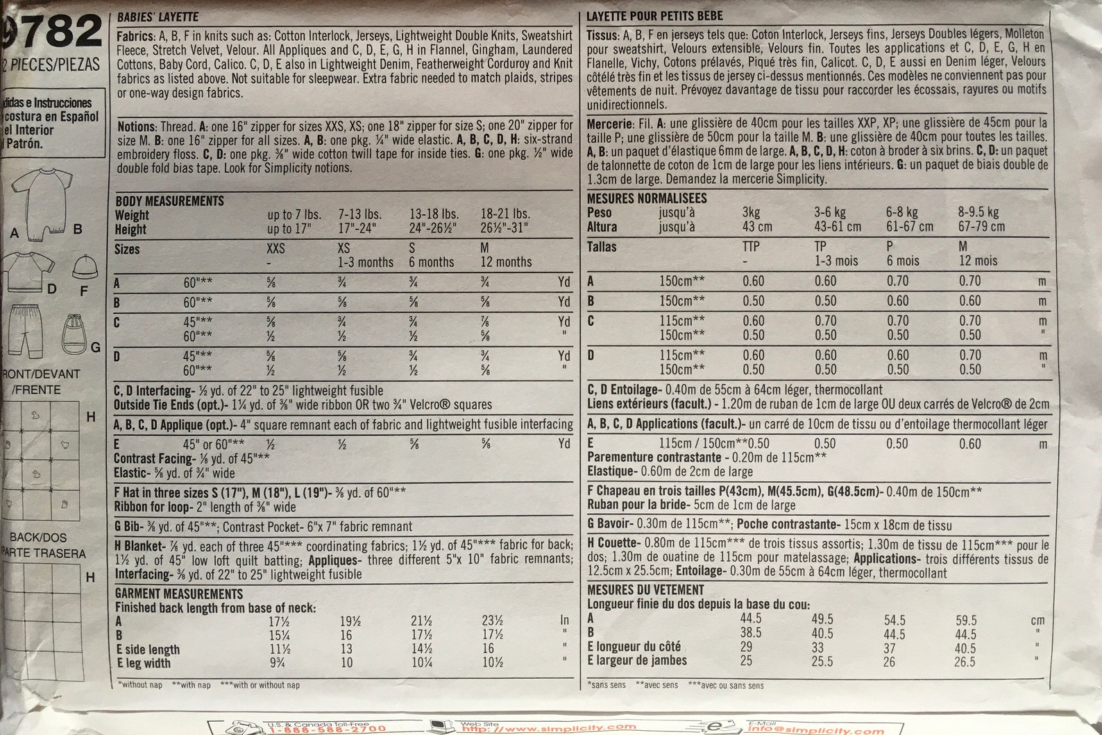 Simplicity 9782 Sewing Pattern vintage UNCUT - Etsy