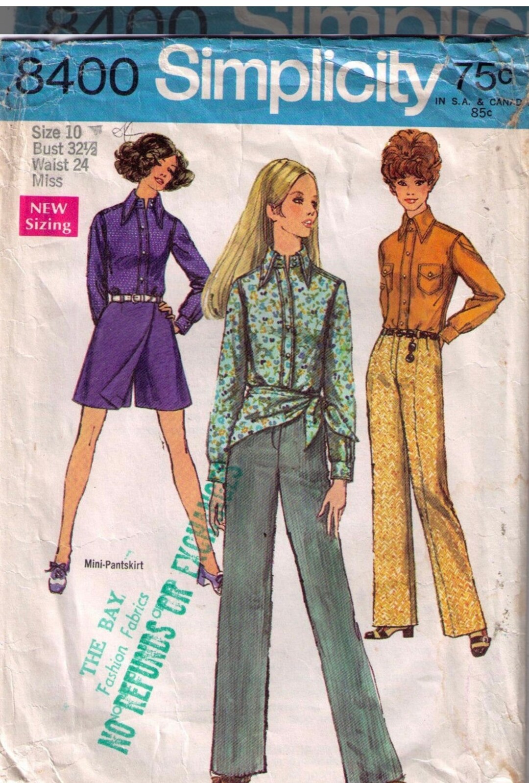 Simplicity 8400 Sewing Pattern vintage UNCUT - Etsy