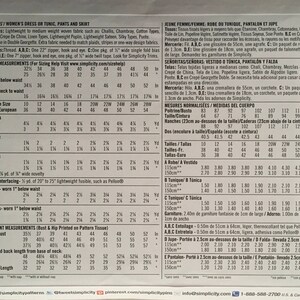 Simplicity 1431 Sewing Pattern UNCUT - Etsy