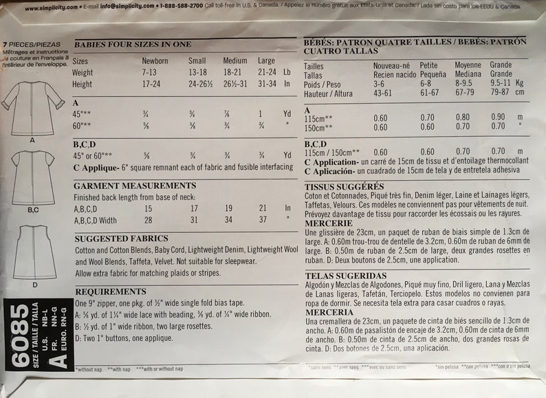 New Look 6085 Sewing Pattern UNCUT - Etsy