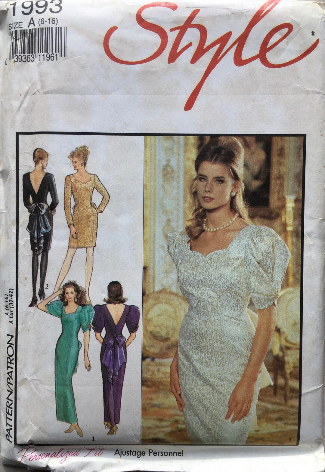 Style 1993 Sewing Pattern vintage UNCUT - Etsy