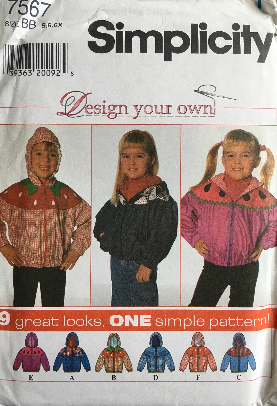 Simplicity 7567 Sewing Pattern vintage UNCUT - Etsy