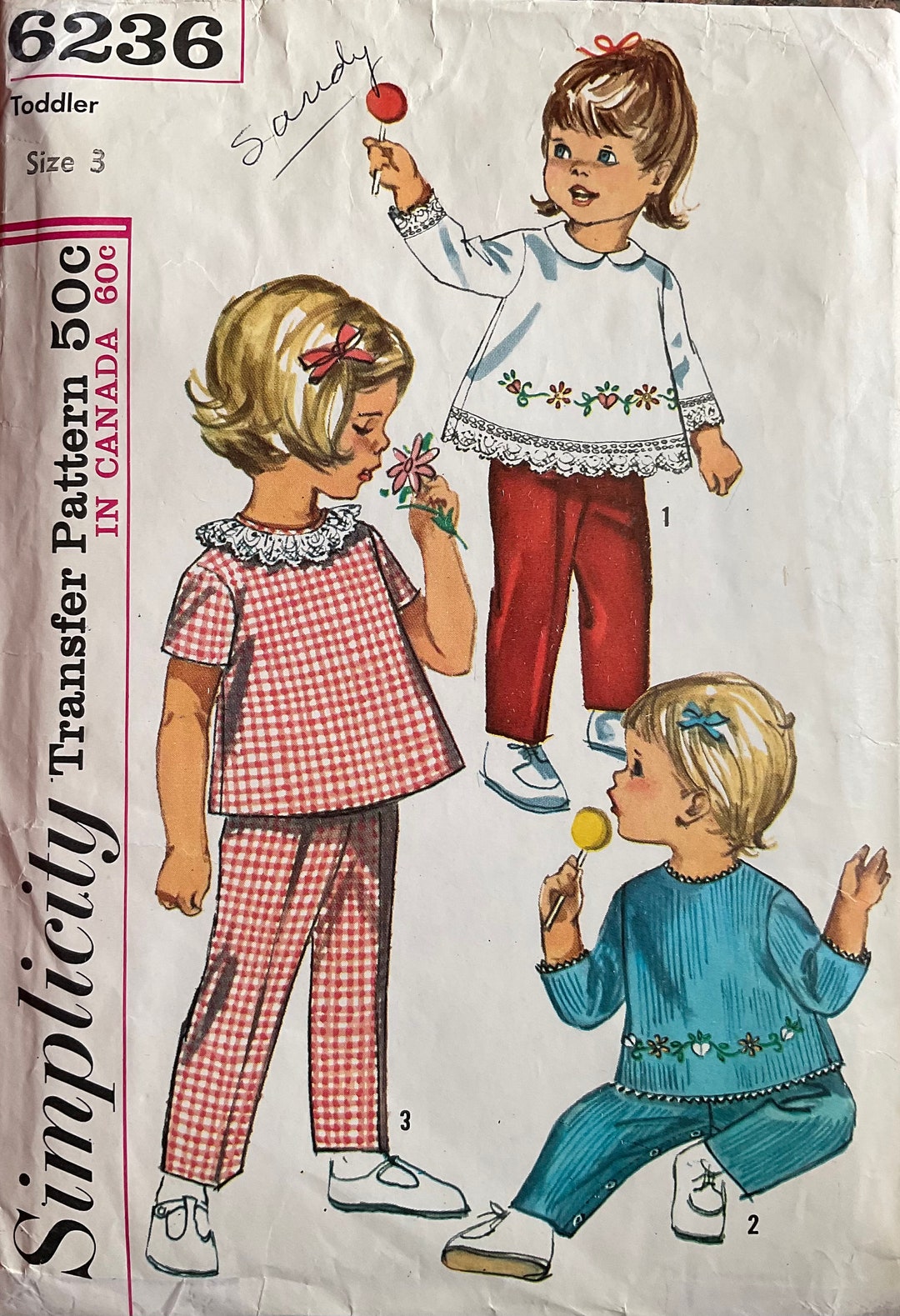 Simplicity 6236 Sewing Pattern vintage CUT - Etsy