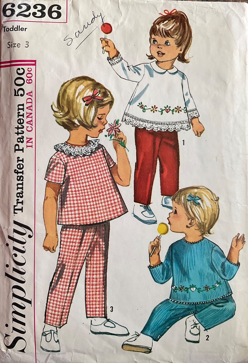 Simplicity 6236 Sewing Pattern vintage CUT - Etsy