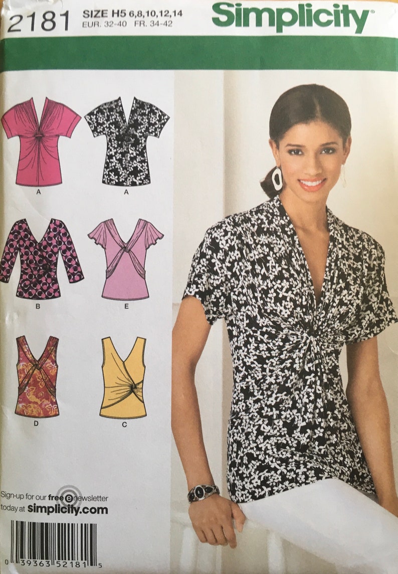 Simplicity 2181 Sewing Pattern UNCUT - Etsy