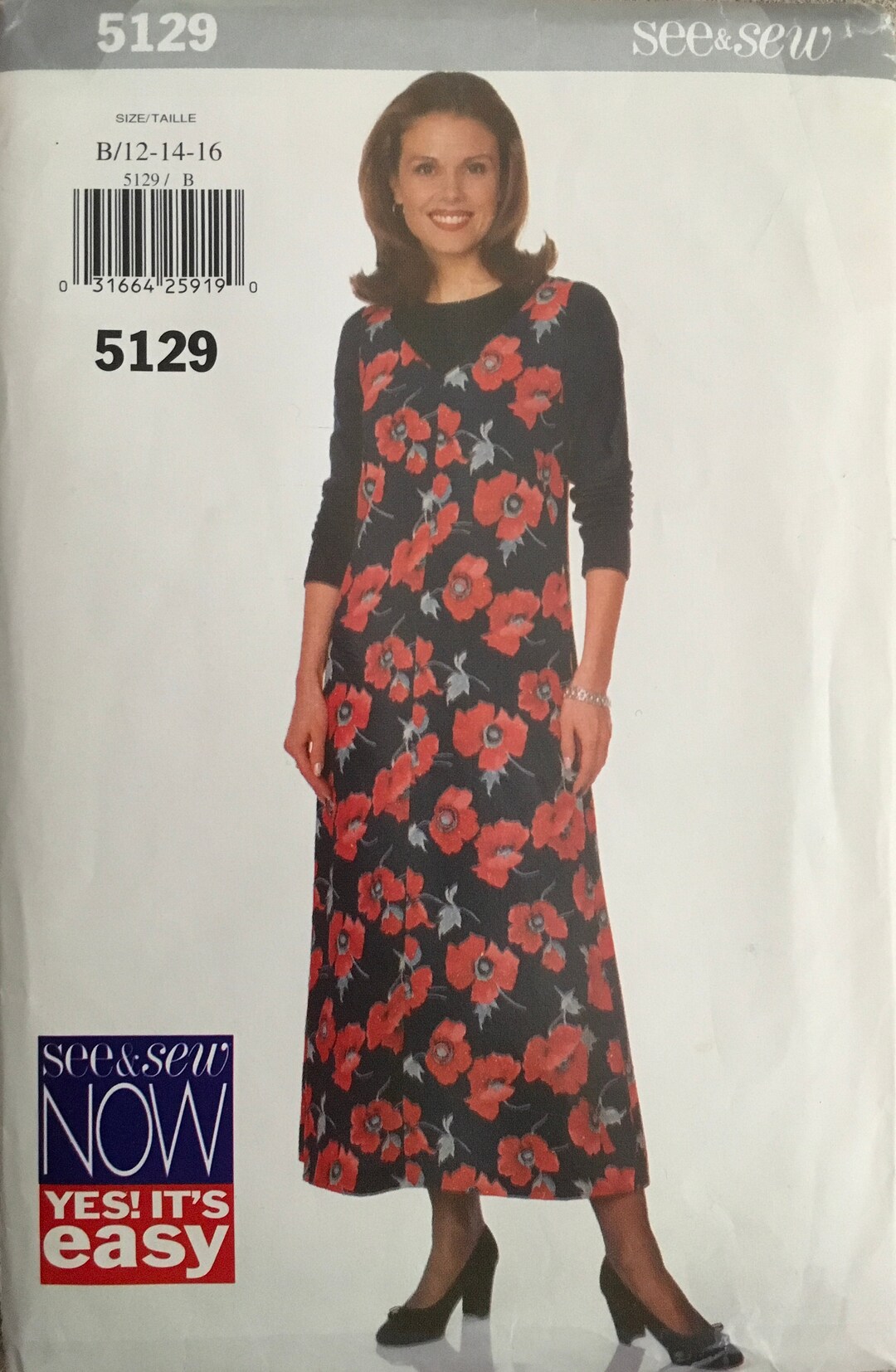 See & Sew 5129 Sewing Pattern vintage CUT - Etsy