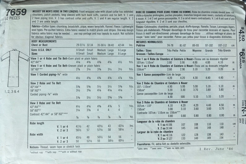 Simplicity 7659 Sewing Pattern vintage CUT - Etsy