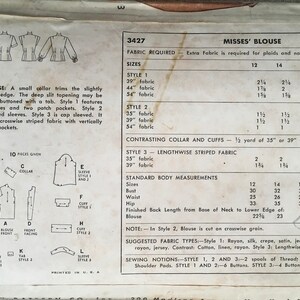 Simplicity 3427 Sewing Pattern vintage CUT - Etsy