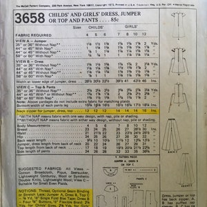 Mccall's 3658 Sewing Pattern vintage CUT - Etsy