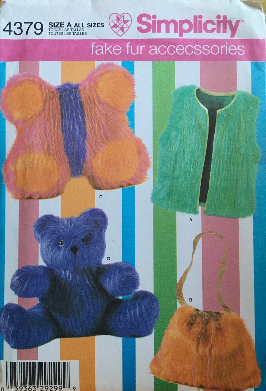 Simplicity 4379 Sewing Pattern UNCUT - Etsy