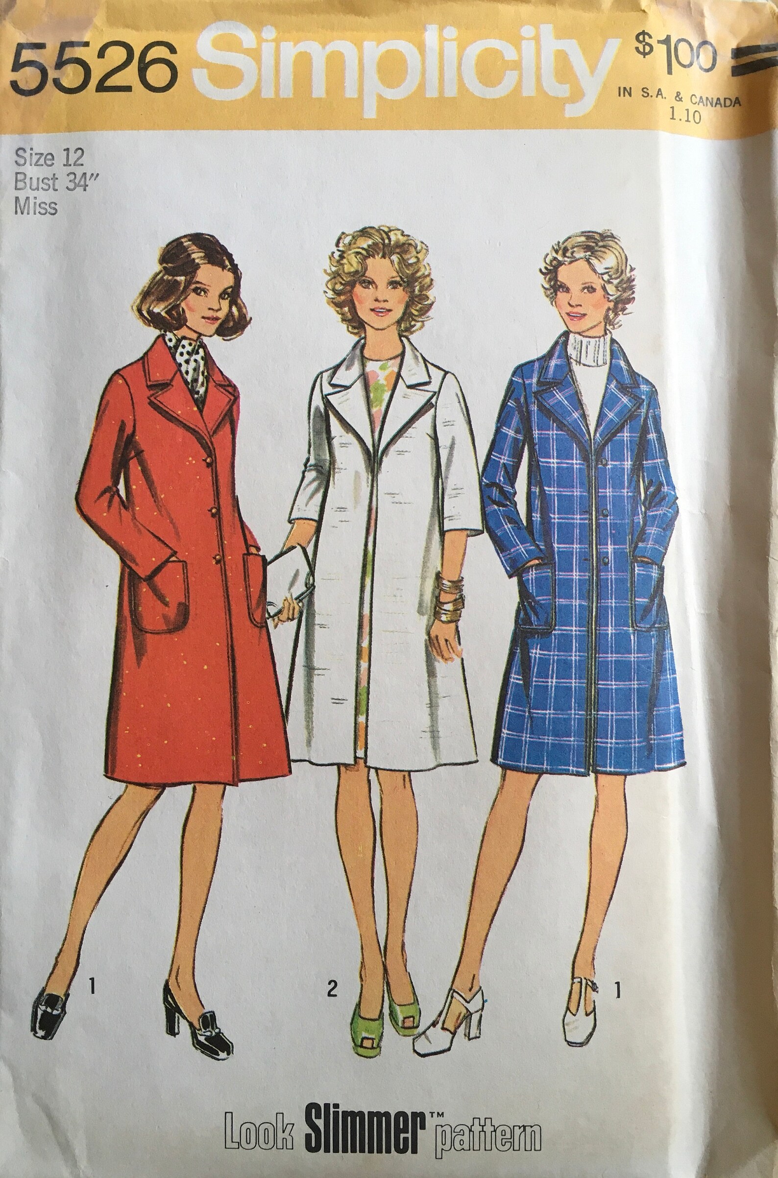 Simplicity 5526 Sewing Pattern vintage UNCUT/CUT - Etsy