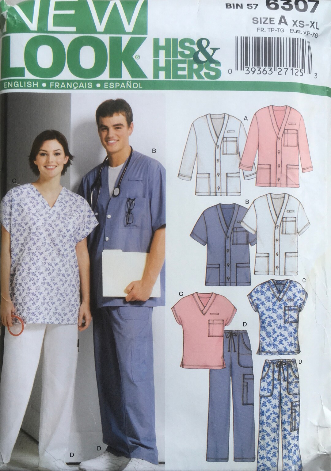 New Look 6307 Sewing Pattern vintage UNCUT - Etsy