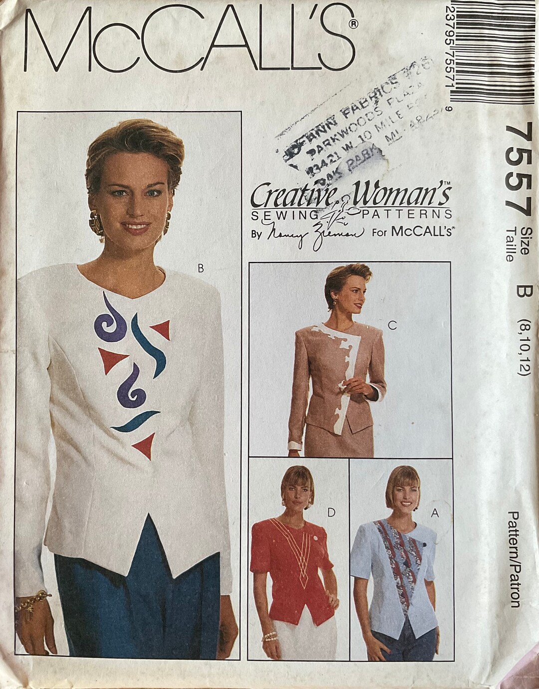 Mccall's 7557 Sewing Pattern vintage UNCUT - Etsy