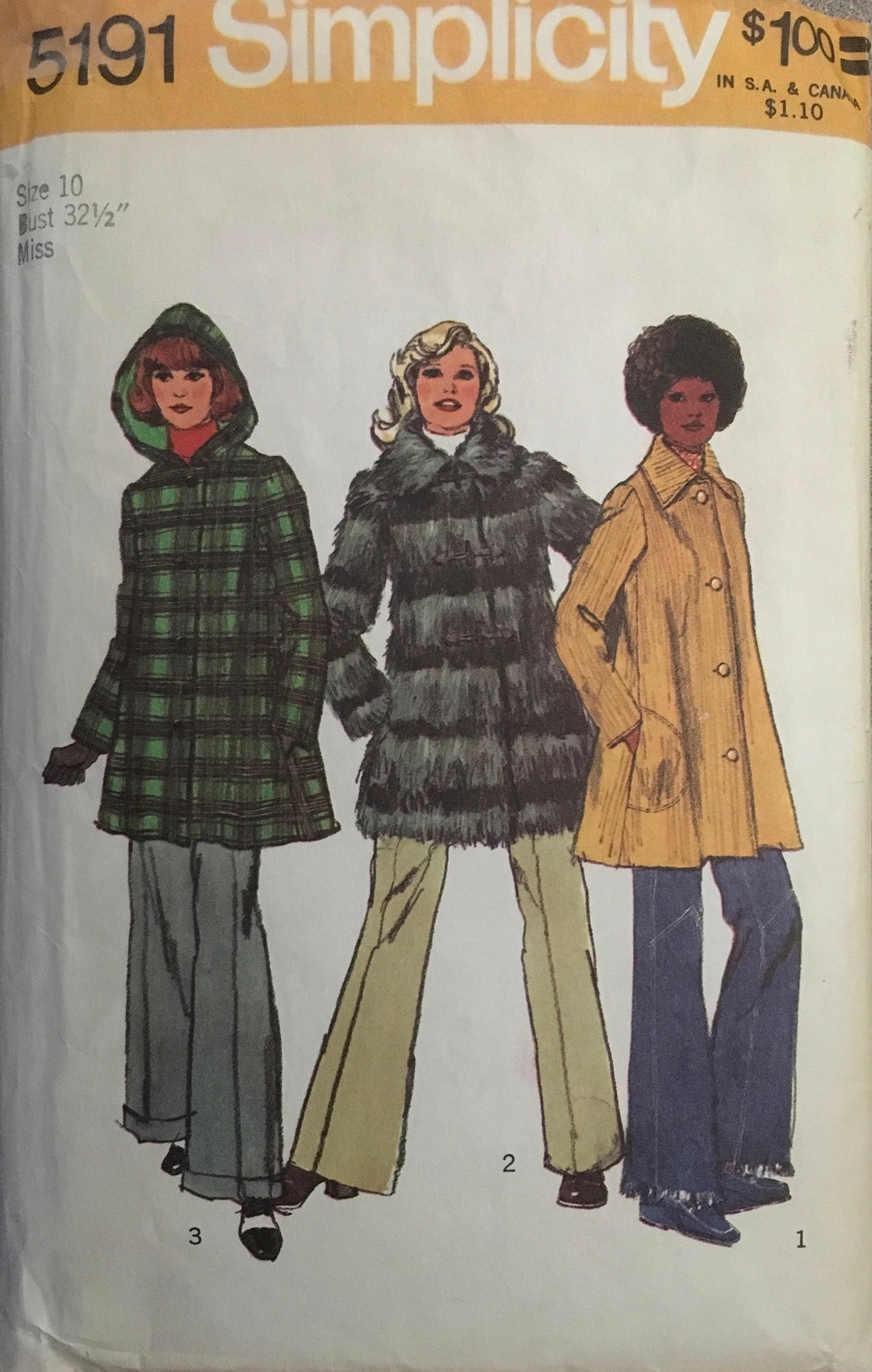 Simplicity 5191 Sewing Pattern vintage CUT - Etsy