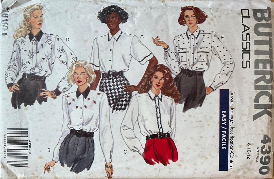 Butterick 4390 Sewing Pattern vintage UNCUT - Etsy
