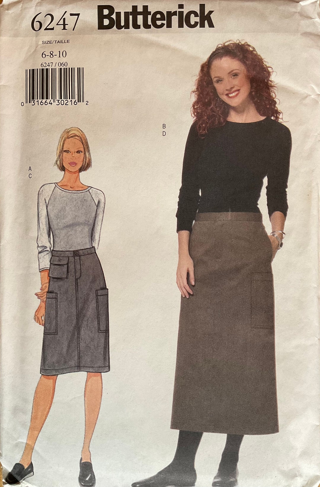 Butterick 6247 Sewing Pattern vintage UNCUT - Etsy