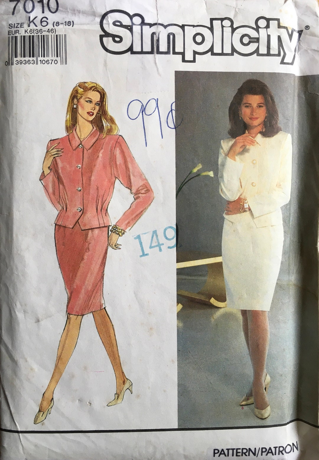 Simplicity 7010 Sewing Pattern vintage CUT - Etsy