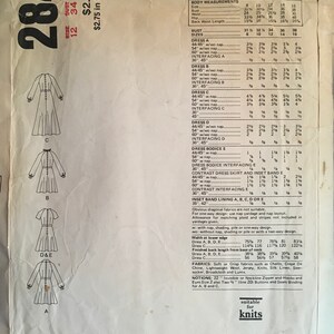 Vogue 2840 Sewing Pattern vintage CUT - Etsy