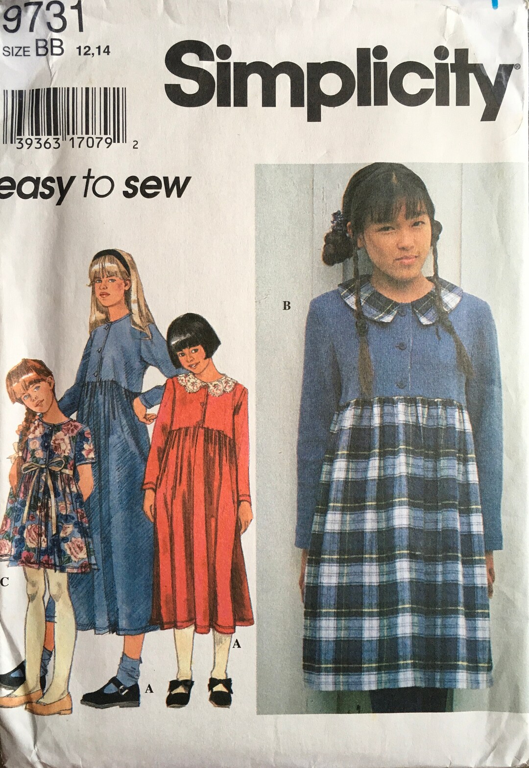 Simplicity 9731 Sewing Pattern vintage UNCUT - Etsy