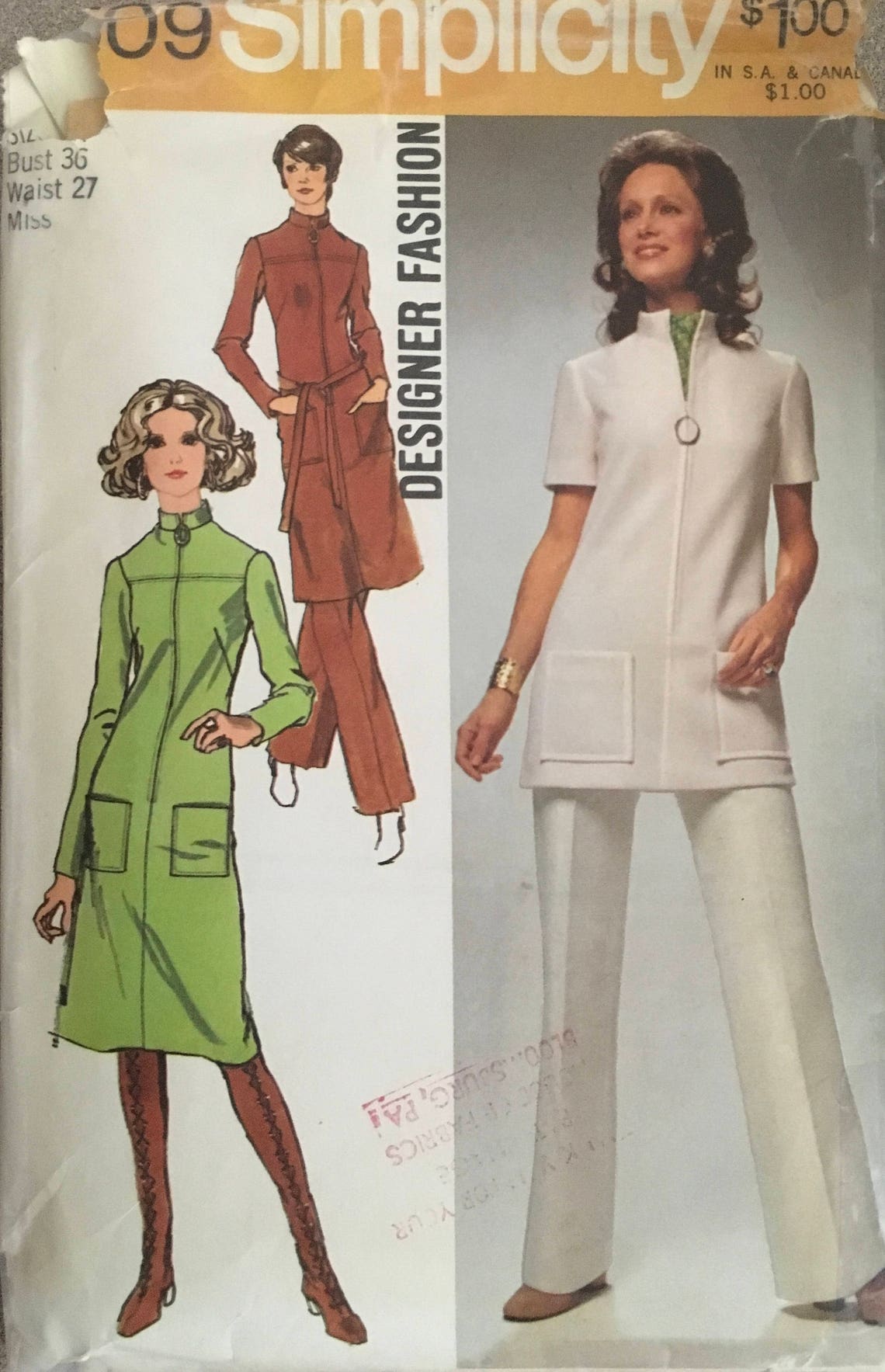 Simplicity 9509 Sewing Pattern vintage CUT - Etsy