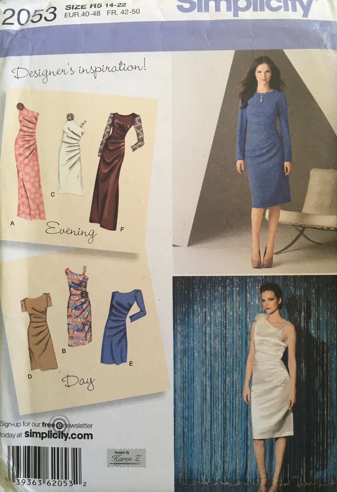 Simplicity 2053 Sewing Pattern UNCUT - Etsy