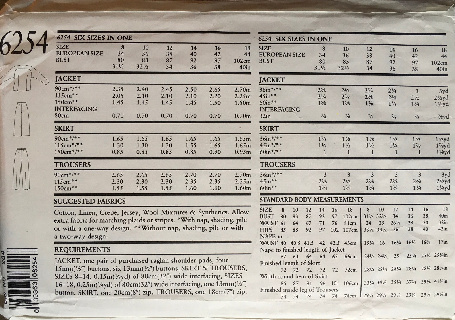 New Look 6254 Sewing Pattern vintage CUT - Etsy
